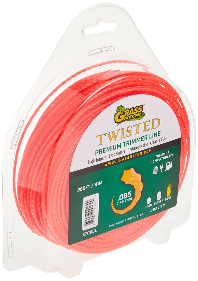 Grass Gator Z7095 Zip String Trimmer Line Pro Large Donut 266-Feet x ...