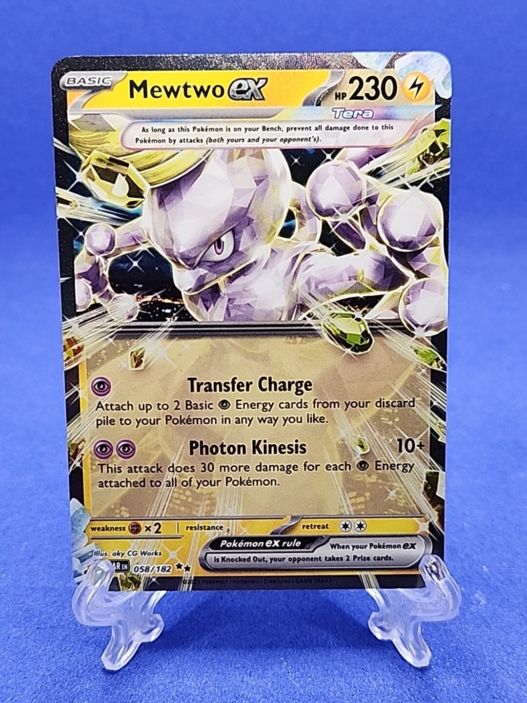 Pokemon - Mewtwo ex 058/182 - Paradox Rift - Double Rare | eBay