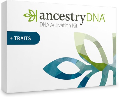 AncestryDNA + Traits Genetic Test Kit DNA Activation Kit Genealogy (New ...