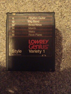 Lowrey Genius Cartridge: Style Country 1 | eBay