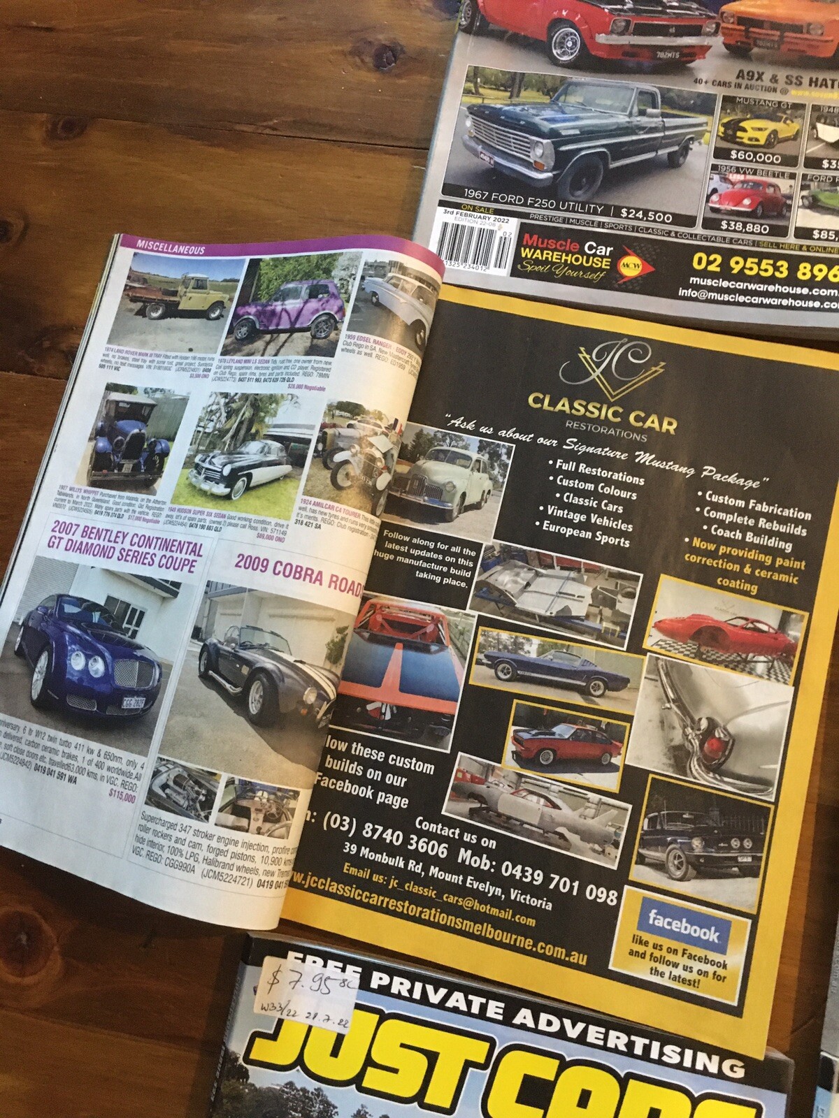 Just Cars Magazine 2022 Lot 6x Magazine Bundle Free Postage | eBay