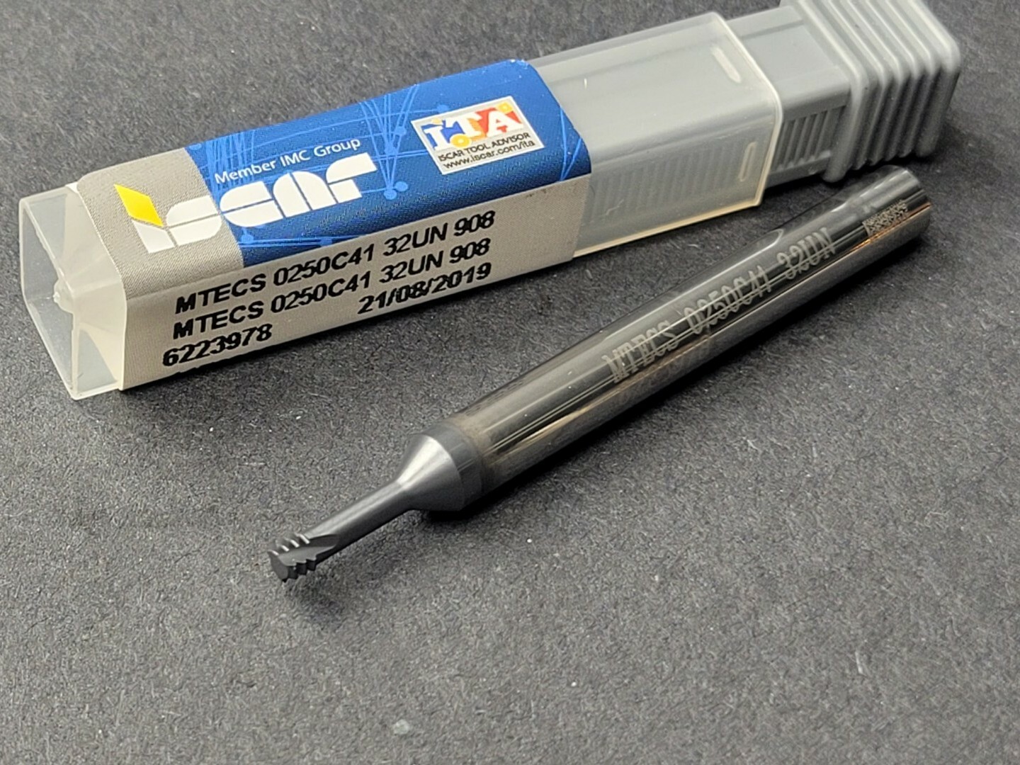 ISCAR Solid Carbide Thread Mill #10 32 TPI ¼" Sh 3-Flute Machinist ...