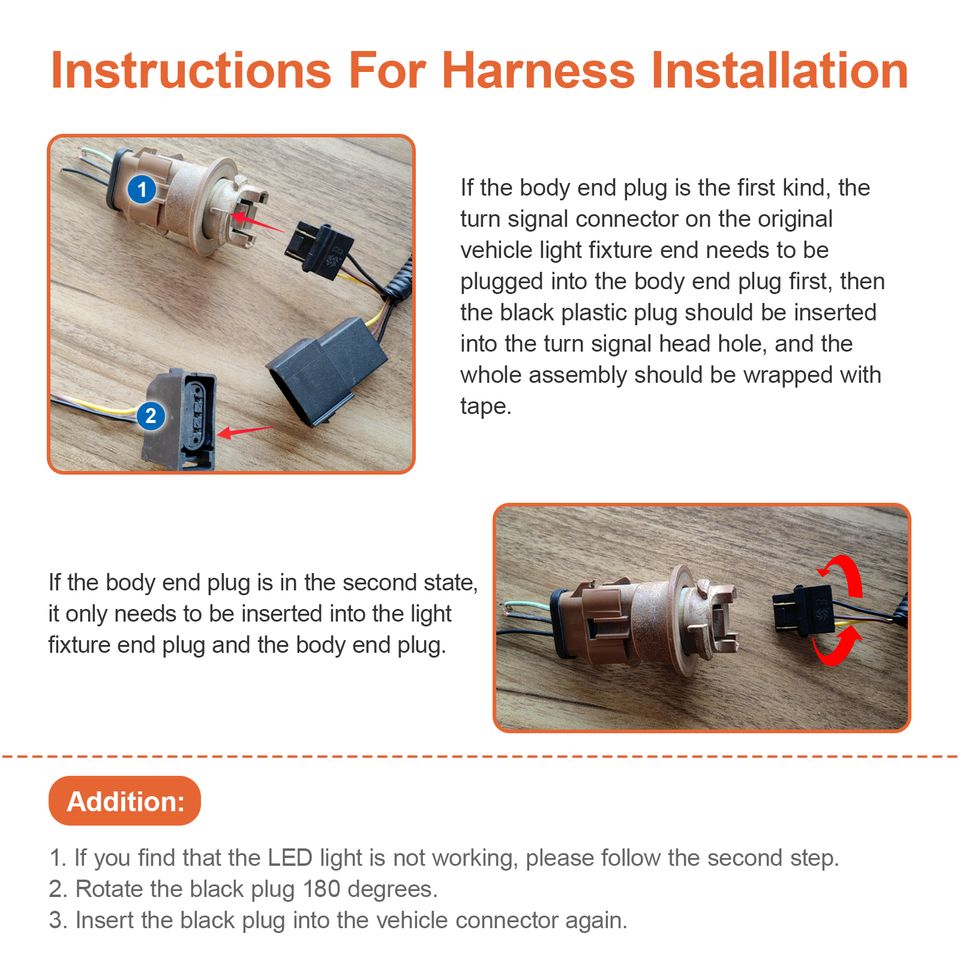 Black LED DRL Headlights Sequential Turn Signal For 98-11 Ford Crown ...