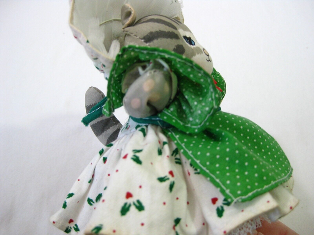 Vtg Applause Dustyn Schear Dollycats Christmas Plush Cloth Stuffed Toy ...