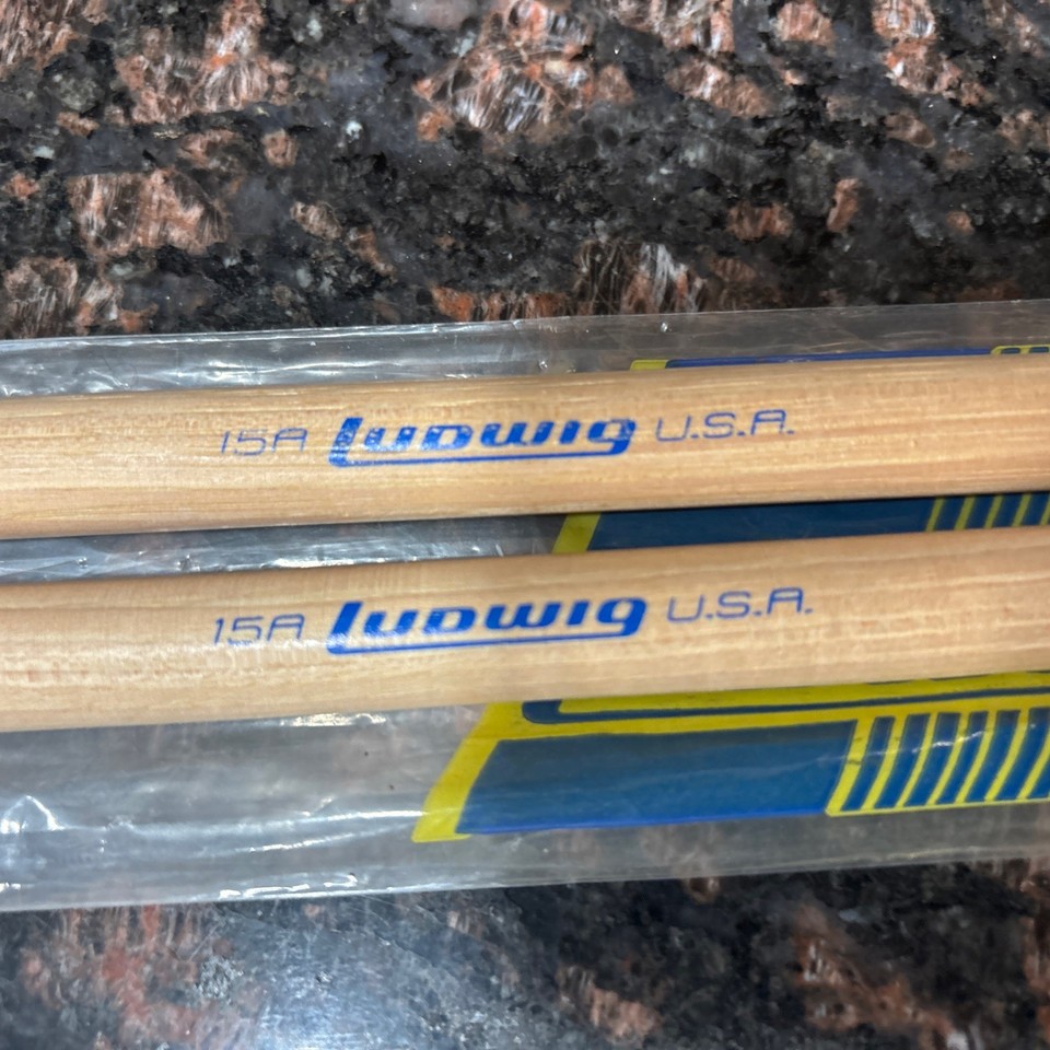 Buddy Rich Model Rare Ludwig 15A Drum Sticks New Old Stock with Ludwig ...