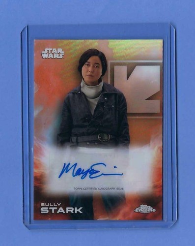 2025 Topps Chrome Star Wars Maya Erskine Sully Stark Autograph #A-MA | eBay