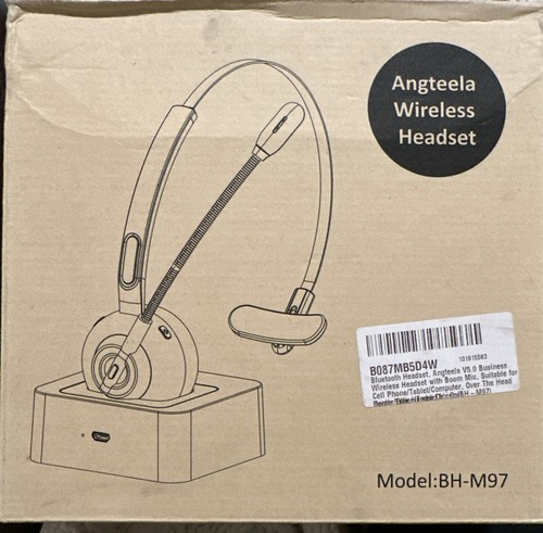BH-M97 On Ear Headset 5.0 Wireless Headphones Call Center Earphone ...
