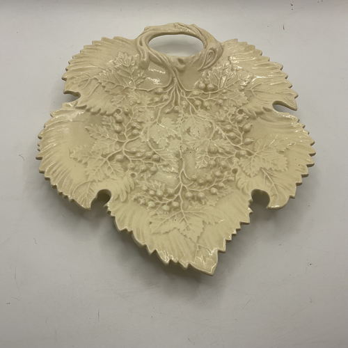 Palin Thorley Williamsburg - Vintage Creamware Grape Leaf Sweetmeat ...