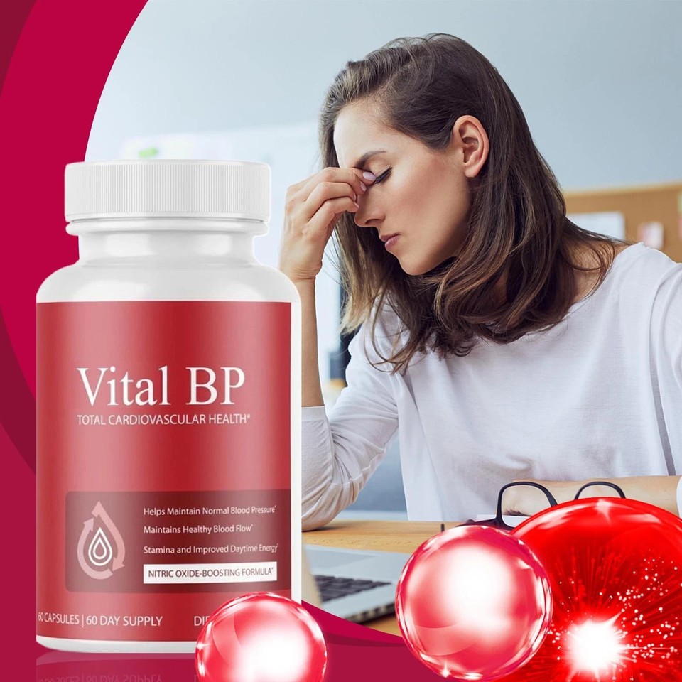 Vital BP-Total Cardiovascular Health, Support Blood Flow - 60/120/180 ...