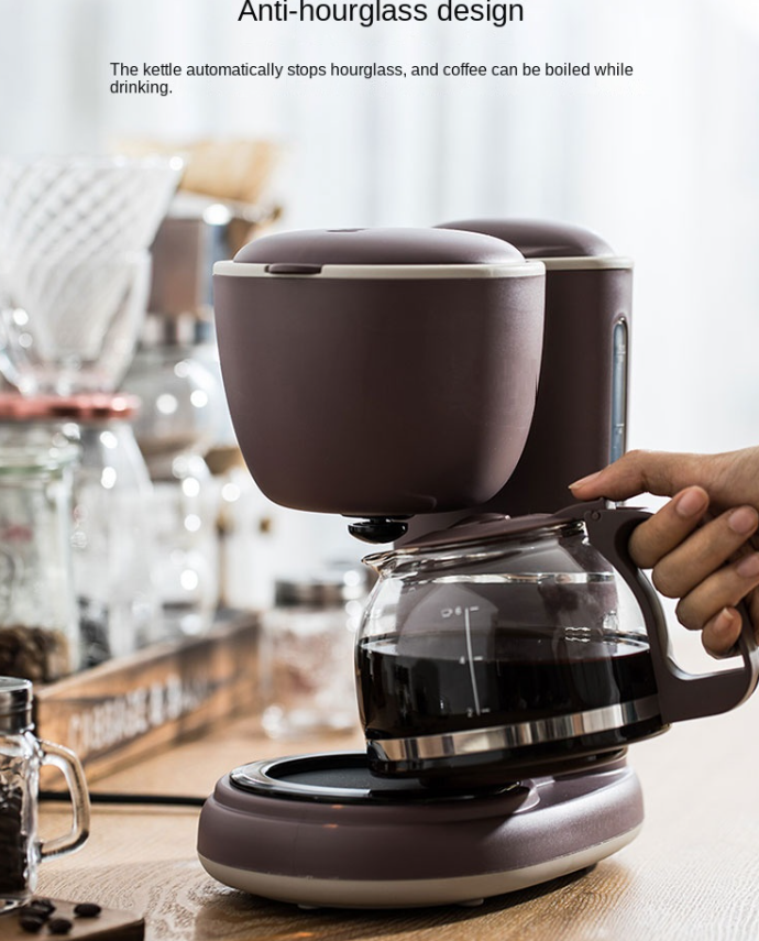 Electric Mini Coffee Machine Tea Cafe Latte Automatic Maker Household ...