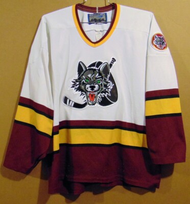 CHICAGO WOLVES (American Hockey League) WHITE AHL JERSEY | eBay