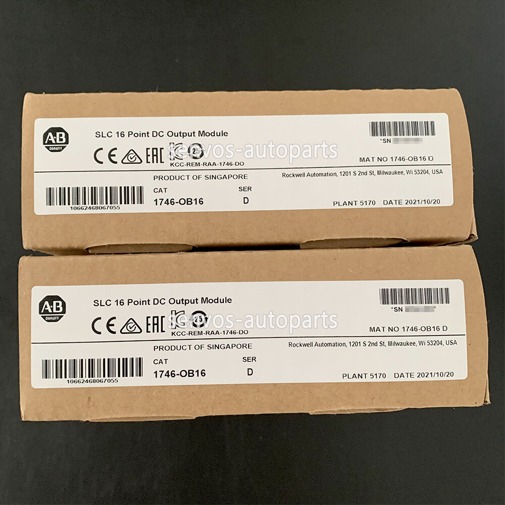 New Allen-Bradley 1746-OB16 Ser D SLC 500 16 Point DC Output Module ...