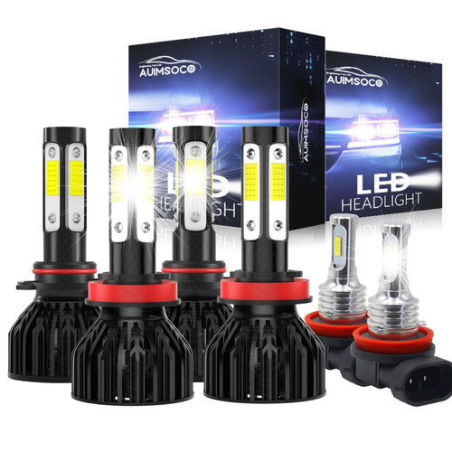 For Ford Ranger Cab Pickup 4Dr 2019-2021 4-Sides LED Headlights+Fog ...