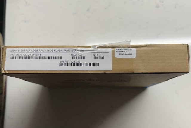 Verifone M440 Credit Card Terminal (M379-122-21-WWA-5) for sale online ...