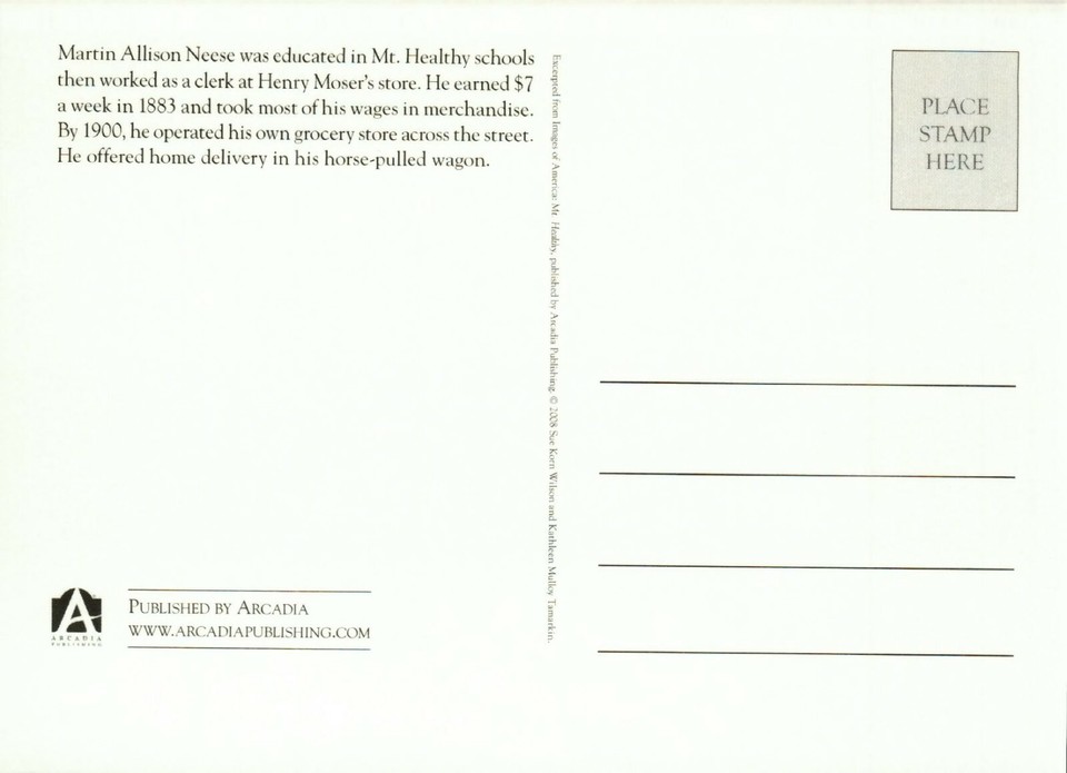 *Ohio-"Martin Neese's Store" (Offered Delivery) Mt Healthy Ohio ...