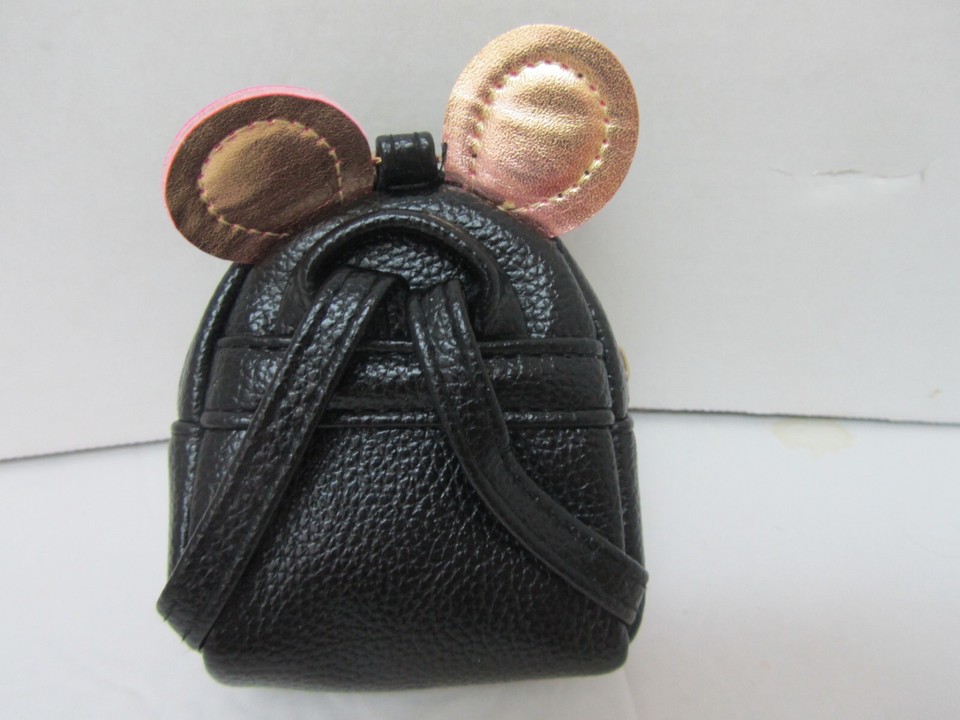 Disney Parks Tiny Mini Backpack Mickey Mouse Ears Coin Purse Keychain 4 ...