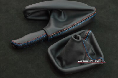 BMW E46 M3 E46 boots leather gaiters set ebrake handle INDIVIDUAL ...