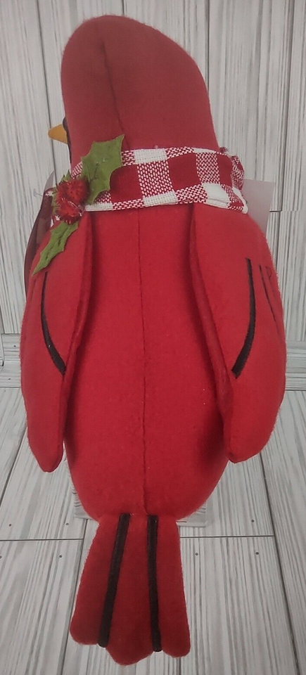 Cardinal Red Bird Christmas Tree Topper Figurine Ornament Nature ...