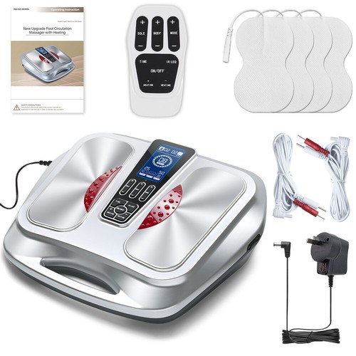 OSITO Heated Foot Massager Machine Muscle Stimulator Blood Circulation ...
