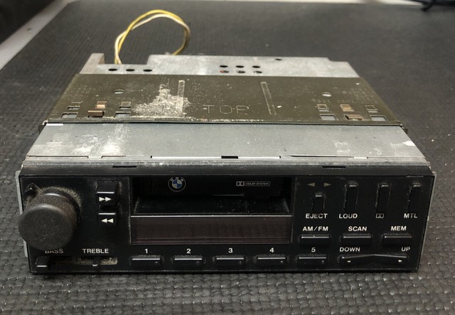 BMW E30 3 Series Am FM Stereo Radio Cassette Player CM5804 W/manuals ...