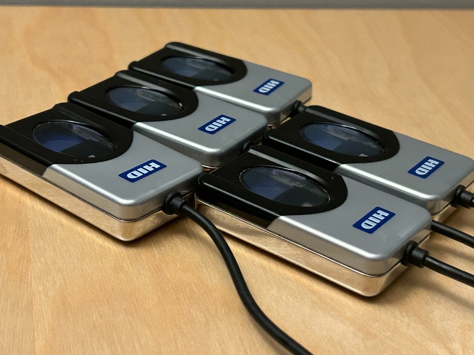 (5) LOT~HID Digital Persona U.are.U 4500 USB Fingerprint Reader (50013 ...