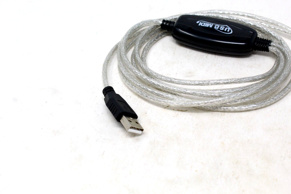 New USB IN-OUT MIDI Interface Cable Converter to PC Keyboard Adapter ...