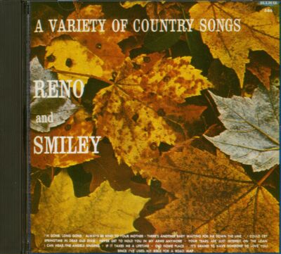Don Reno & Red Smiley - A Variety Of Country Songs (CD) - Bluegrass ...