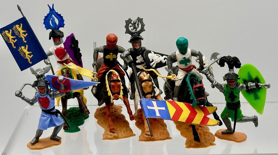 Vintage TIMPO Medieval Knights - Lot of 6 - Rare and Conversion - N3 ...