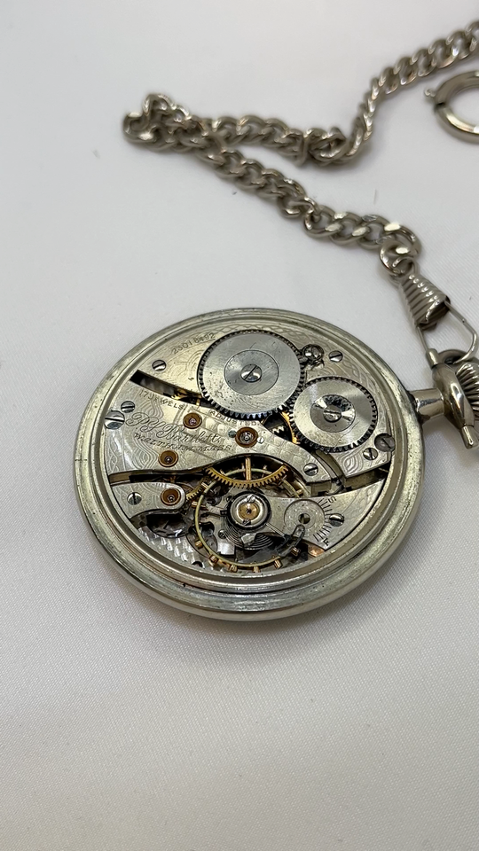 Antique Model 1899 Waltham P.S. Bartlett 18s 17j 1919 Adjusted Pocket ...
