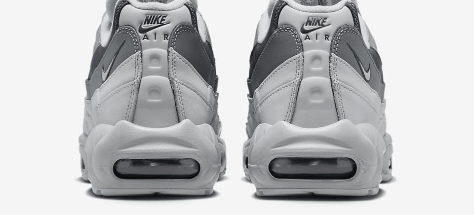 Nike Air Max 95 Triple Grey Sneakers Retro Reflective Running Trainers ...