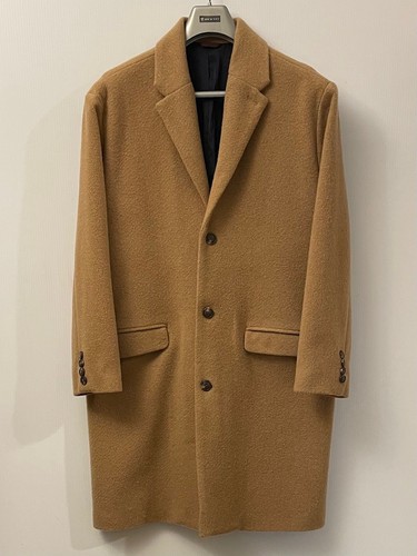 Men's BONOBOS Italian Wool OVERCOAT - Size 46 | eBay