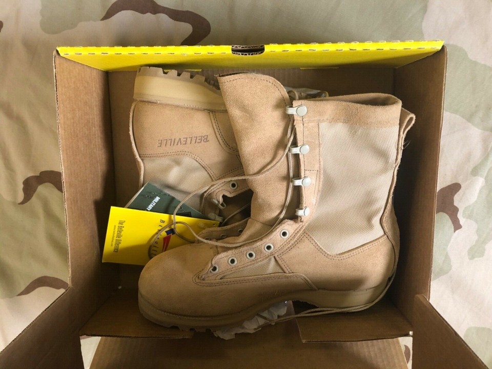 BELLEVILLE BOOTS 790G ICB INFANTRY GORE-TEX DESERT SAND TAN WATERPROOF ...