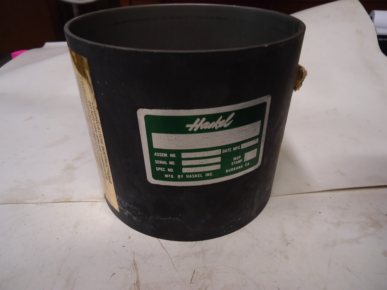 Haskel air amplifier aad 2