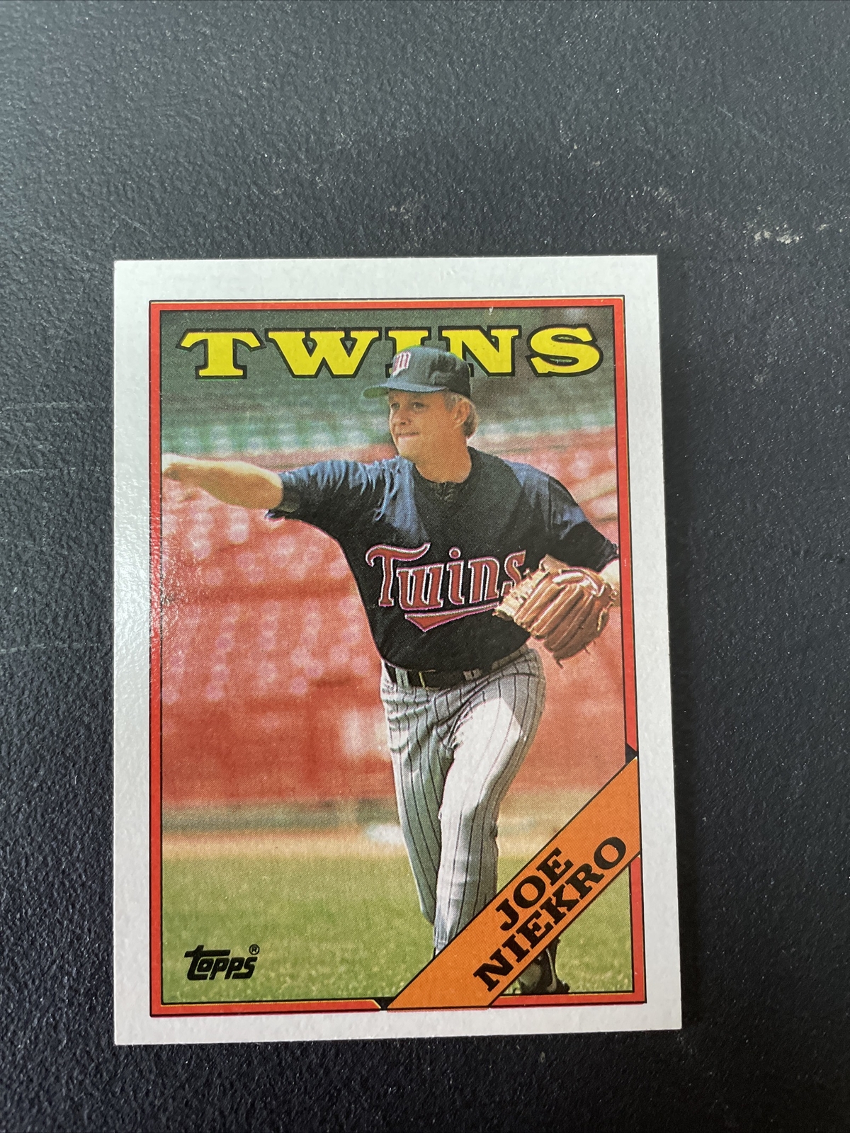 1988 Topps Minnesota Twins Baseball Card #473 Joe Niekro 0185T | eBay