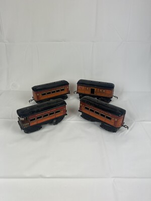 Train Set Vintage American Flyer Prewar #3011 Locomotive , 1206 1205 ...