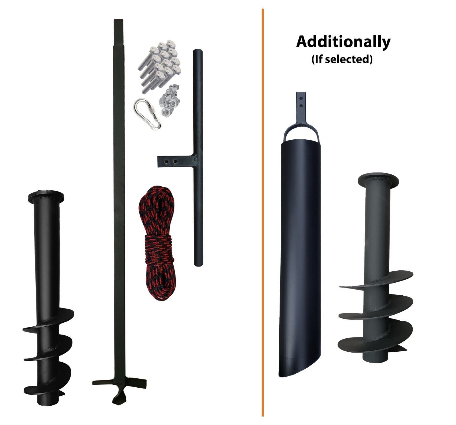 Foreuse de puits Forage Le forage manuel par tarière 1-17m + bouteille ...