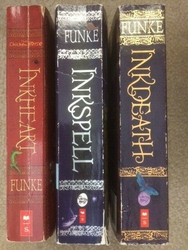 Inkheart Trilogy set: Inkheart Inkdeath Inkspell Cornelia Funke PB lot ...