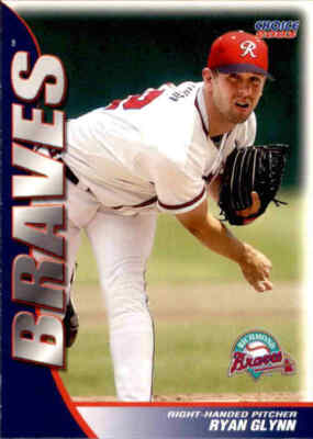 2003 Richmond Braves Choice #10 Ryan Glynn Grand Prairie Texas TX ...