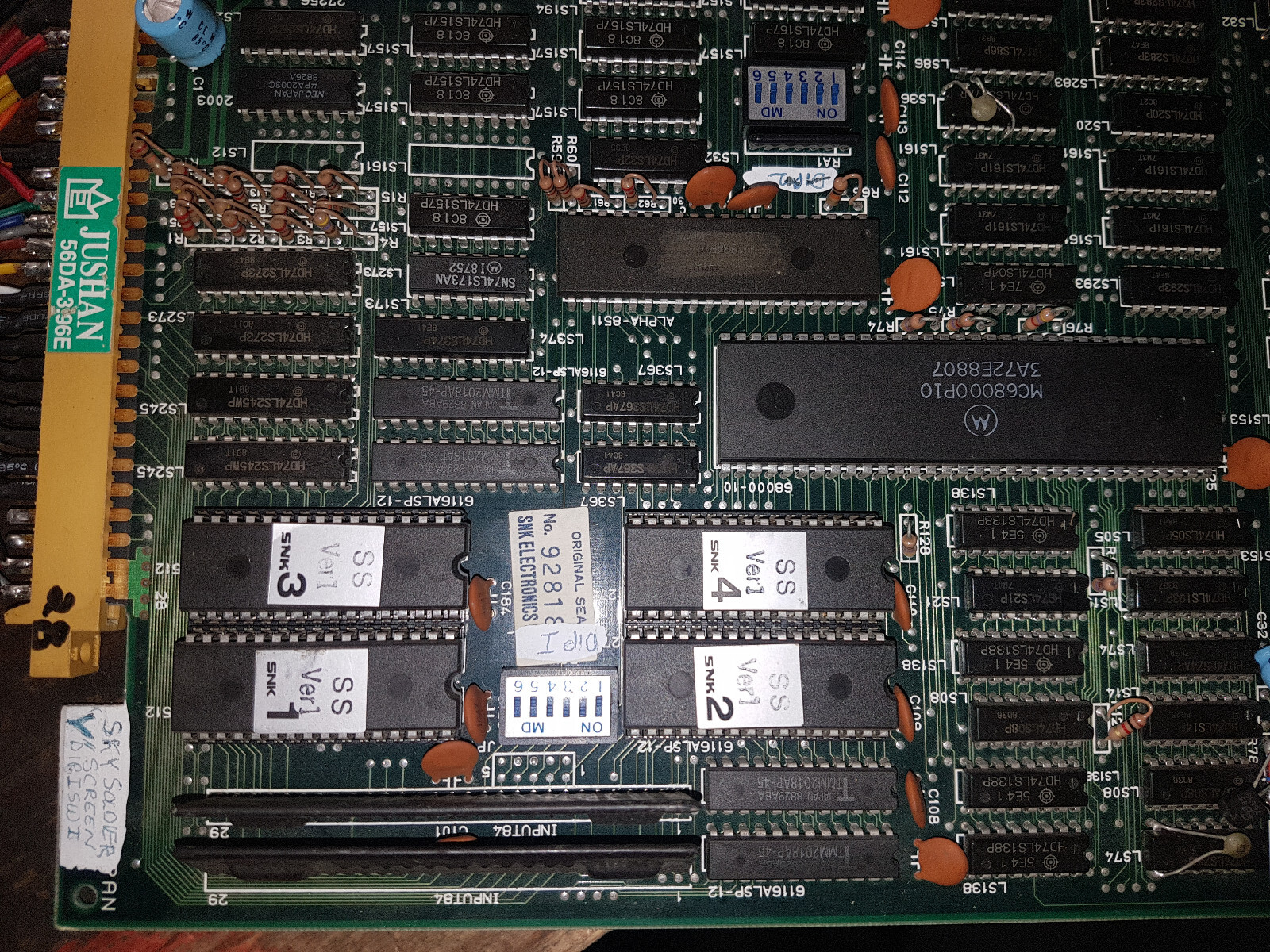SNK Sky Soldiers Arcade PCB - JAMMA - TESTED AND WORKING Ships from ...