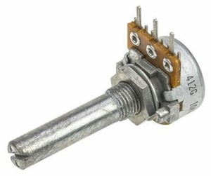 Alps Electric RK163 Series Carbon Film Potentiometer with a 6 mm Dia ...
