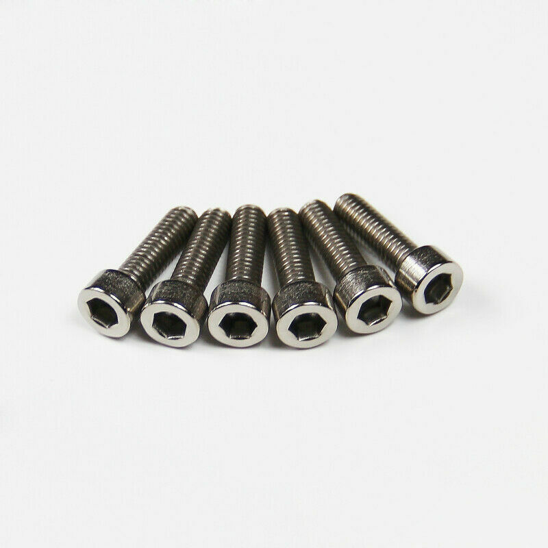 2 pieces of M8 x45 titanium hexagon socket bolts 6AL4V aviation grade ...