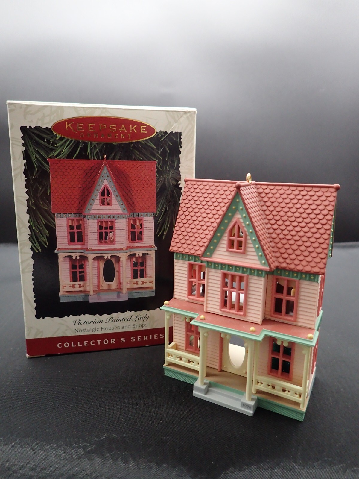 1996 Vintage Hallmark Nostalgic Houses & Shops #13 Victorian Painted ...