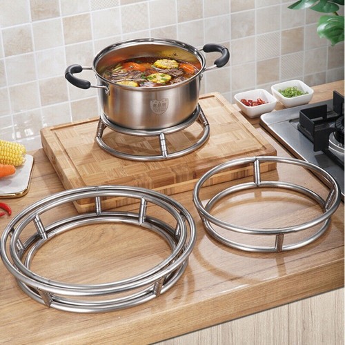 Stainless Steel Pot Storage Rack Bold Wok Stand New Anti Scald Rack ...