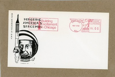 ASTRONAUTS DAY / JOHN HANCOCK CENTER (BEING BUILT) CHICAGO, ILLINOIS ...
