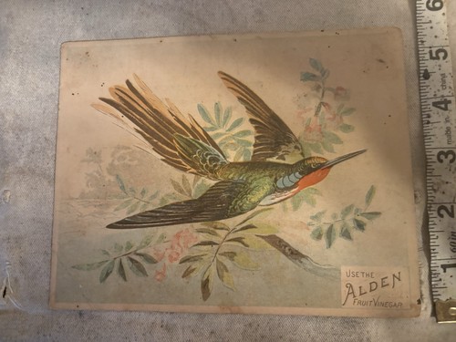 Ad/Trading Card The Alden Fruit Vinegar Henry Warncke Grocer Mauch ...