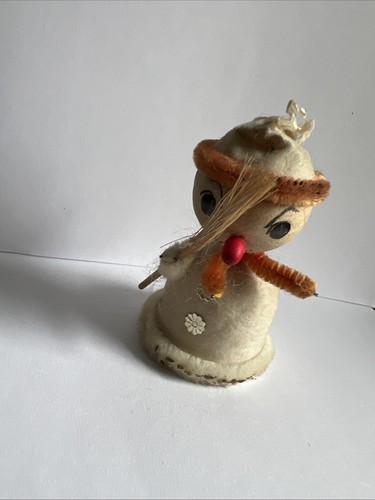 Vintage Snowman 3.5” Pipe Cleaners Paper Straw Made in Japan | eBay