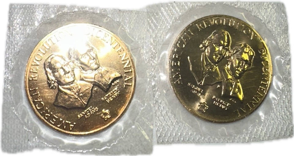 1973 Bicentennial First Day Cover Commemorative Coin Lot Of 2 Samuel ...