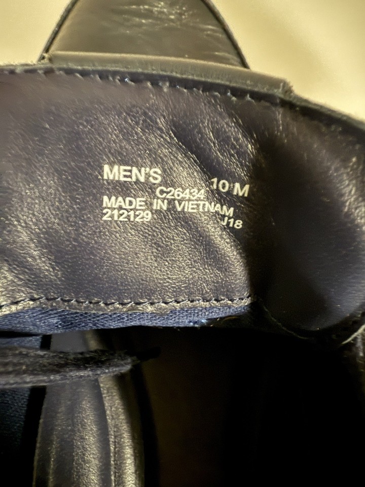 Cole Haan Grand Pro Spectator Shoes Mens Size 10 Navy Blue Leather ...