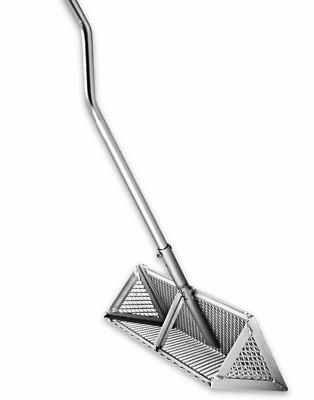 Sand Flea Rake , 52-inch Curved Handle ,16-inch Sharp Teeth Basket ...