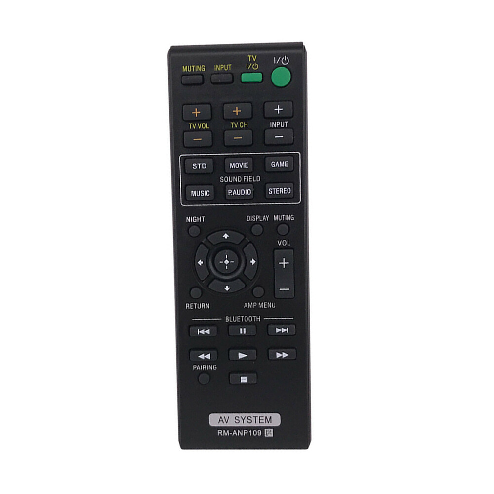 Remote Control For Sony SA-CT260 SA-CT260H SA-WCT260H Soundbar Audio ...